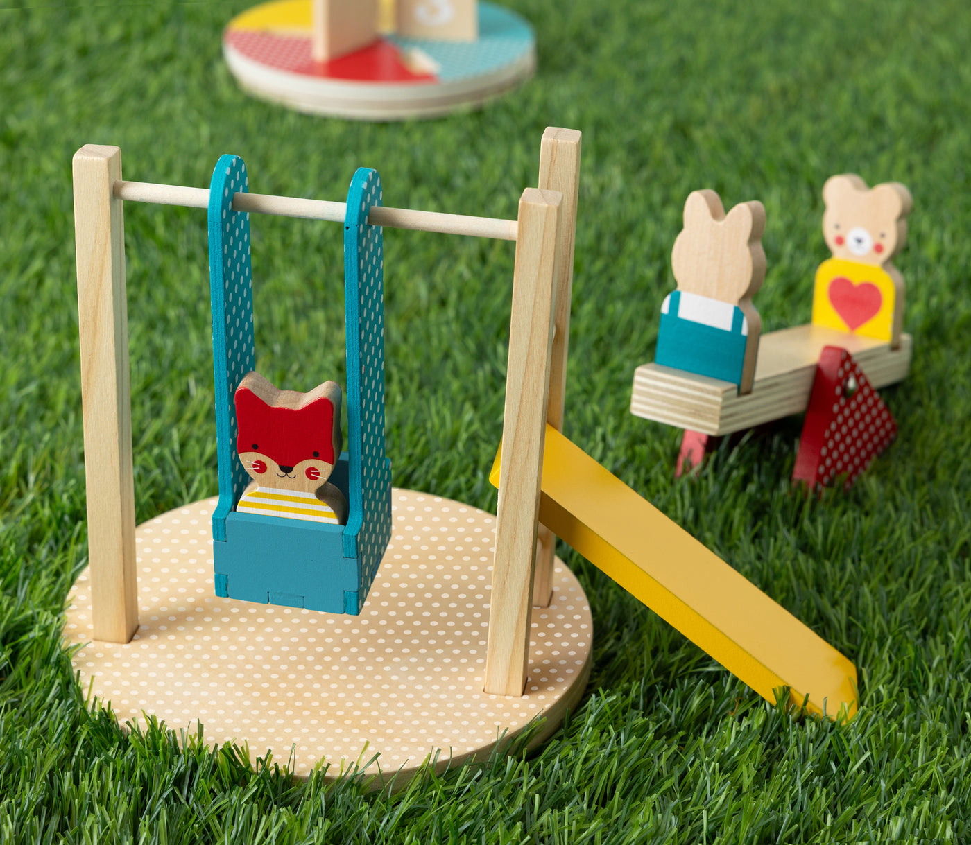 At the Park Wooden Play Set for Ages 3+